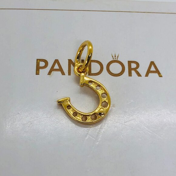 Pandora | Jewelry | Pandora Lucky Horseshoe Dangle Charm | Poshmark